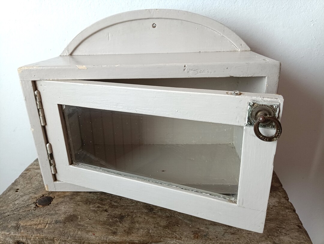 Vintage Cabinet, Small Wall Shelf, Small Cabinet, Wall Organizer ...