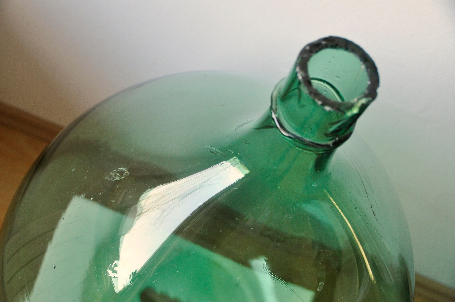 Antique Demijohn XXL Demijohn Green Demijohn Green Carboy | Etsy