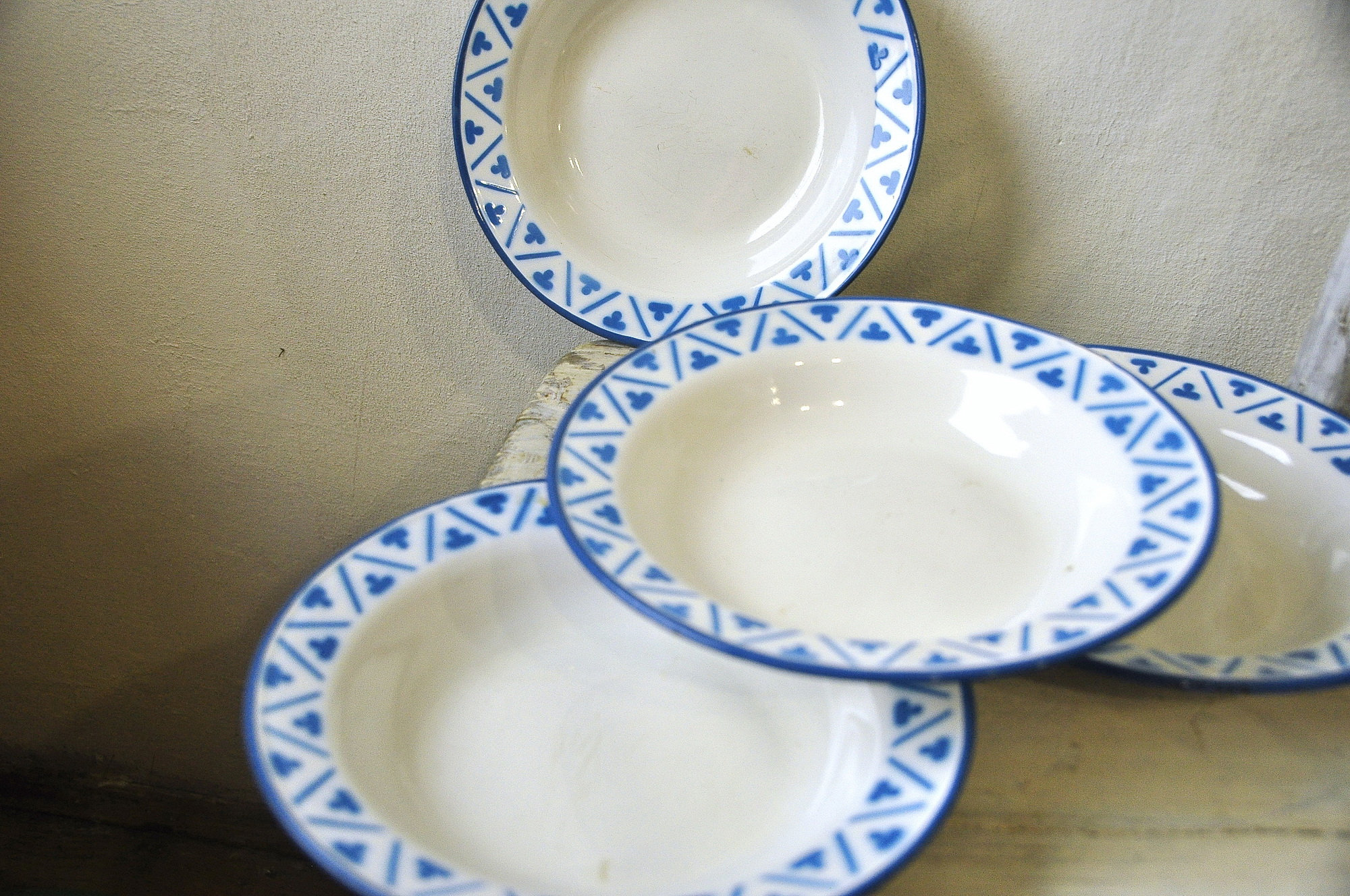 Vintage Enamel Plates Set of 4 Enamel Plates Emo Yugoslavia - Etsy