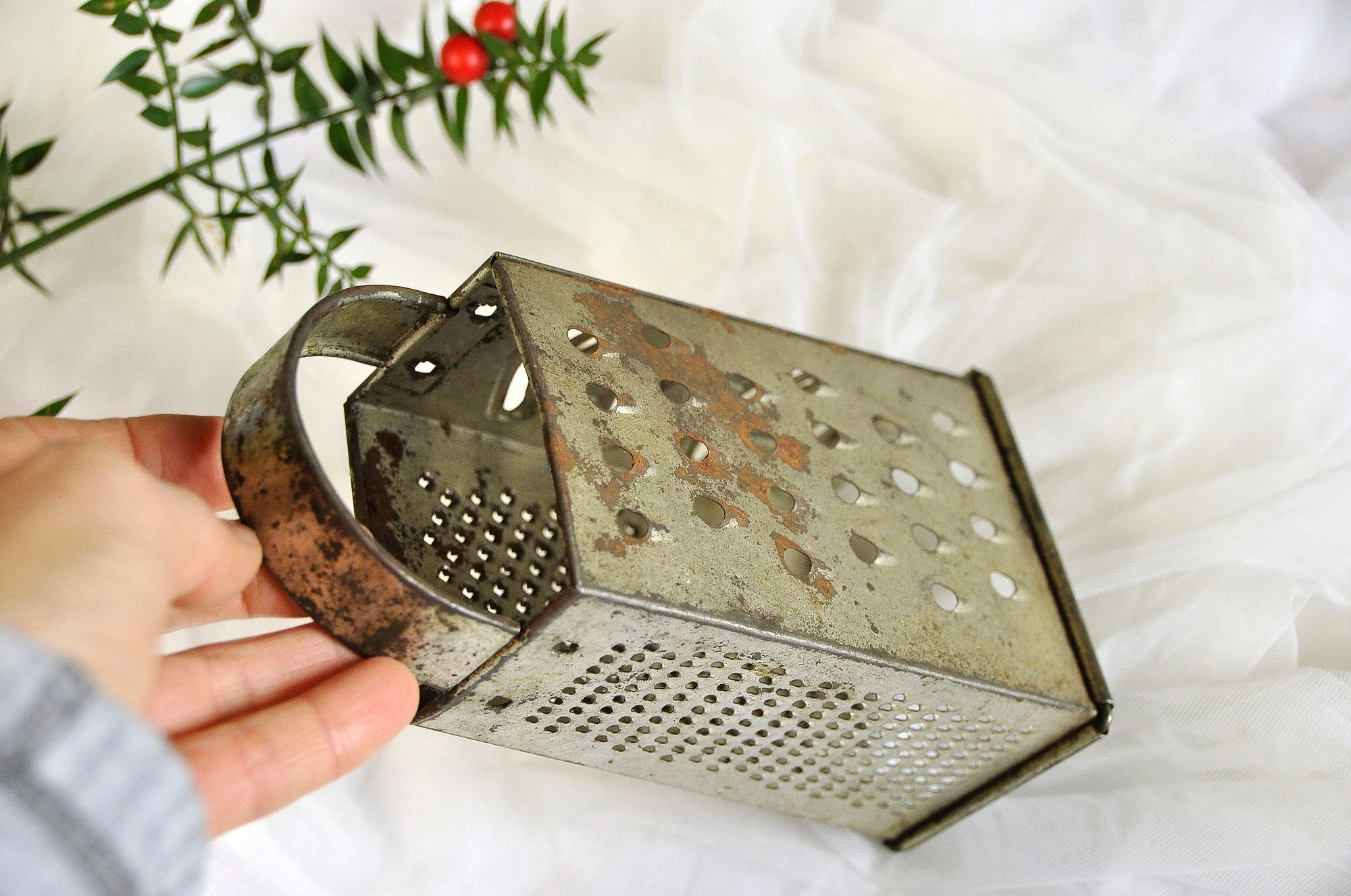 Vintage grater Food Vegetable Cheese grater four sided | Etsy