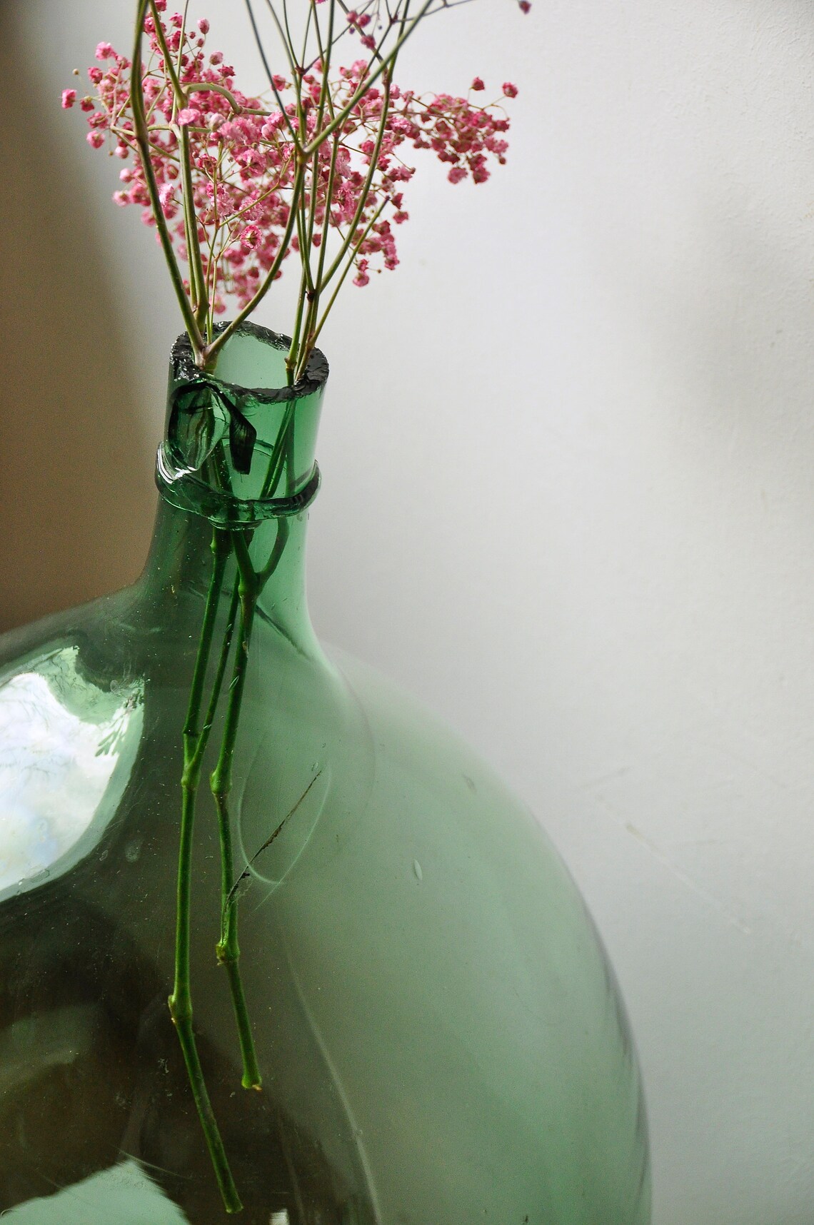 Antique Demijohn XXL Demijohn Green Demijohn Green Carboy | Etsy