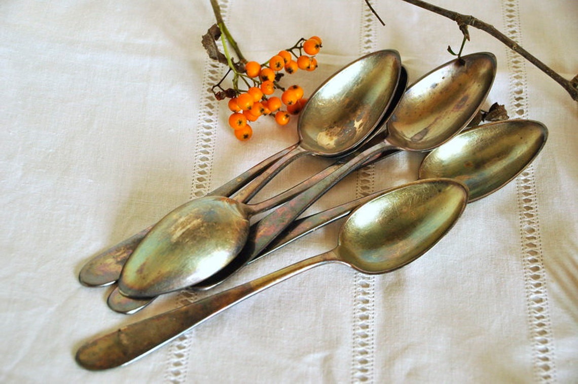 Vintage Flatware Italian Design Vintage Set of Spoon and Fork - Etsy