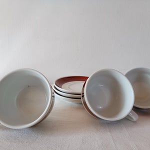 Set of 3, Vintage Cup Saucer, Retro Vintage Cups, Cups and Saucers, 70 ...