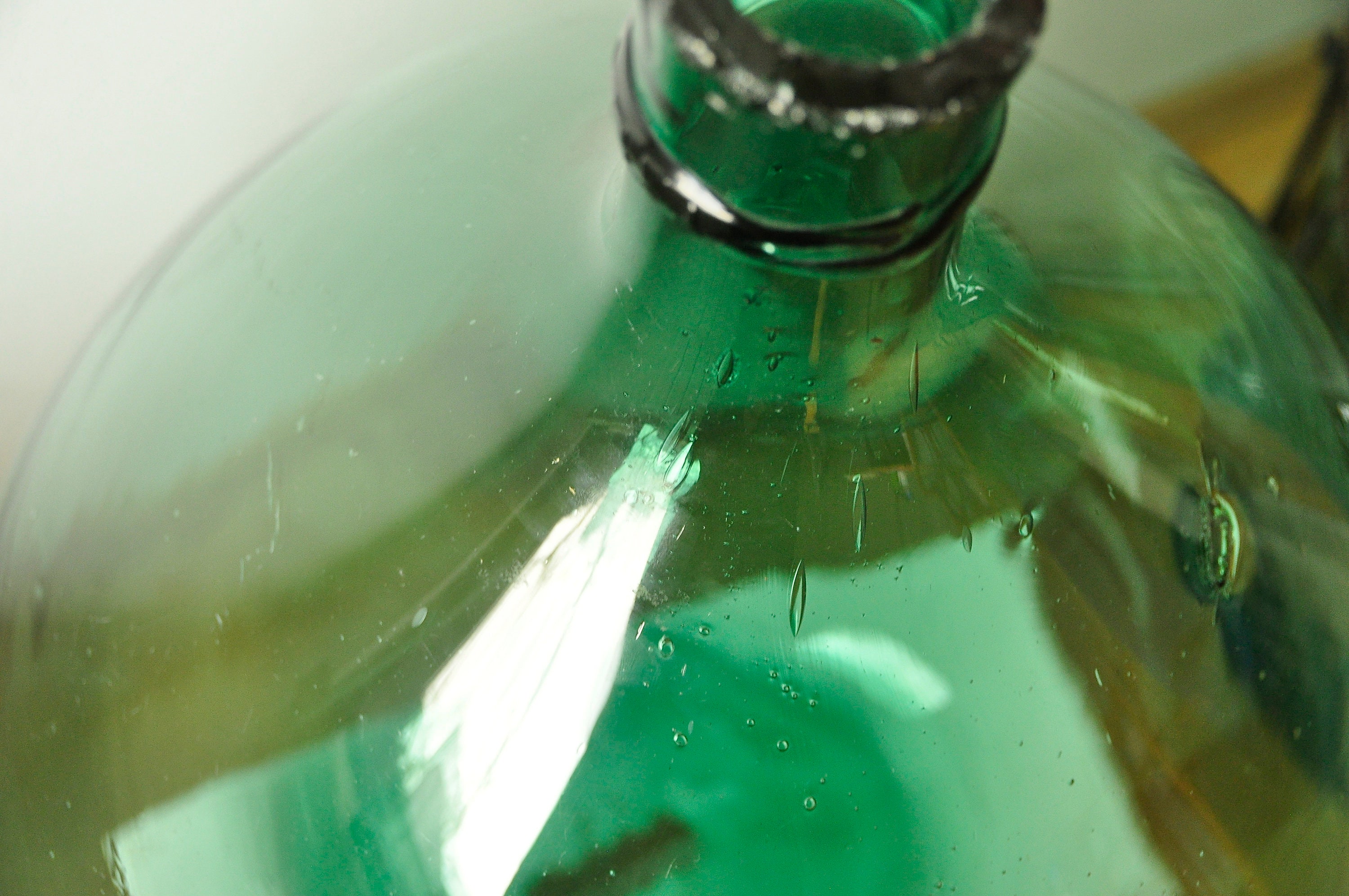 Antique Demijohn XXL Demijohn Green Demijohn Green Carboy | Etsy