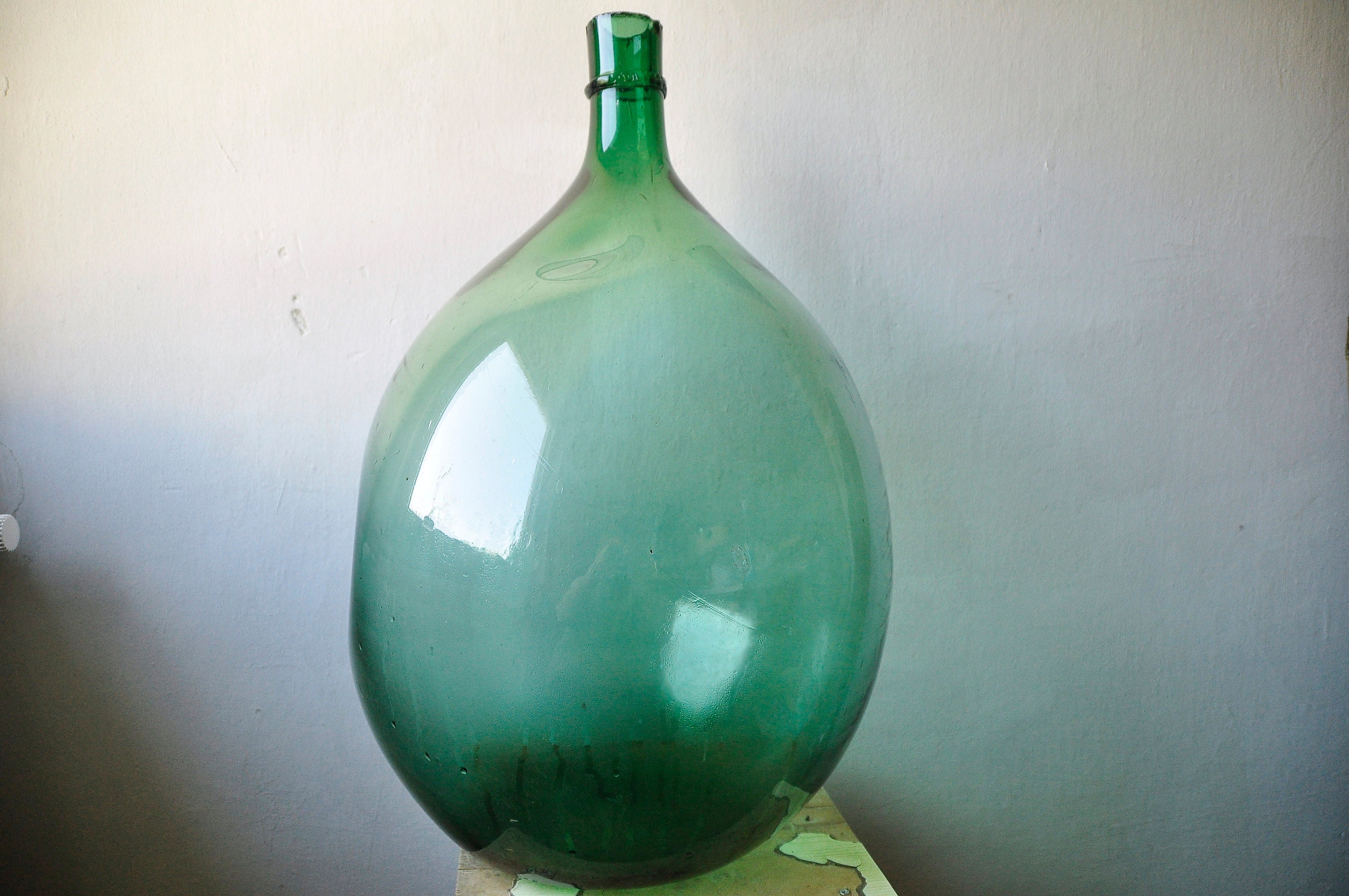 XXL Demijohn Antique Demijohn Green Demijohn Green Carboy - Etsy