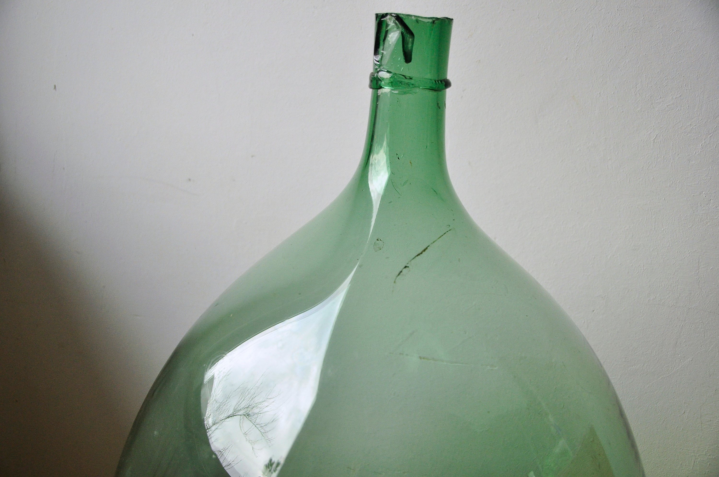 Antique Demijohn XXL Demijohn Green Demijohn Green Carboy | Etsy