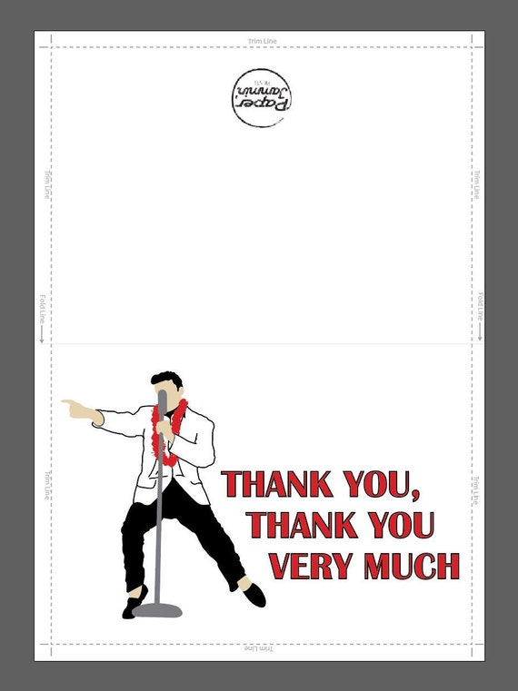 Thank You Very Much Elvis Elvis Presley Thank You Very Much