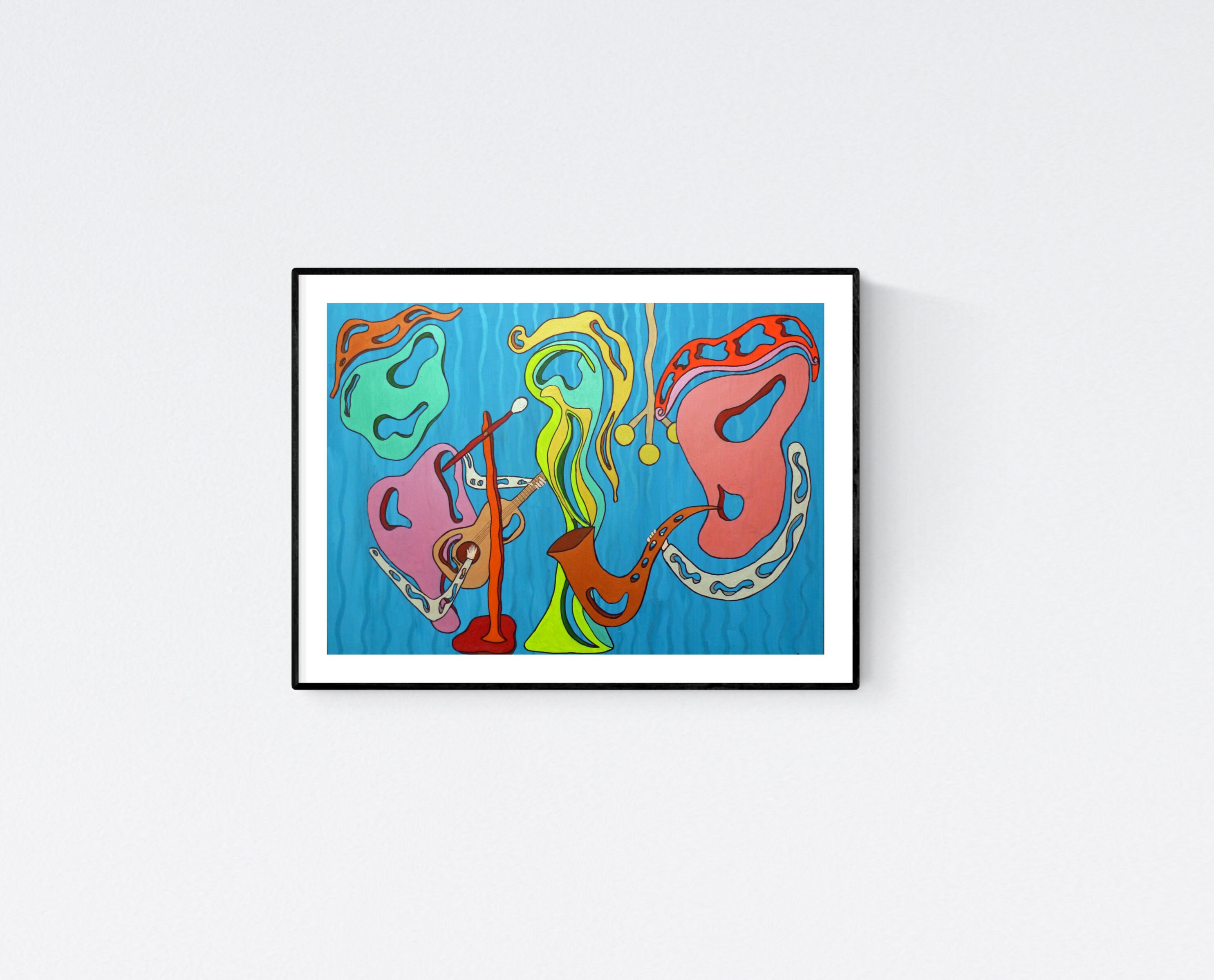Jazz Print / Abstract Art / Art Print / Signed Print / Jazz - Etsy
