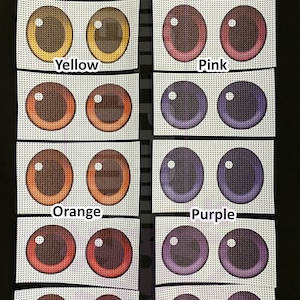 Toony Fursuit Eye Mesh for Fursuits, Cosplay, Costumes - Etsy