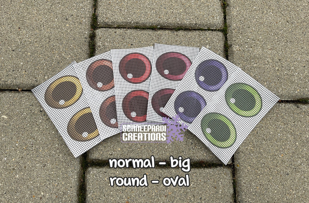 Toony Fursuit Eye Mesh for Fursuits, Cosplay, Costumes - Etsy