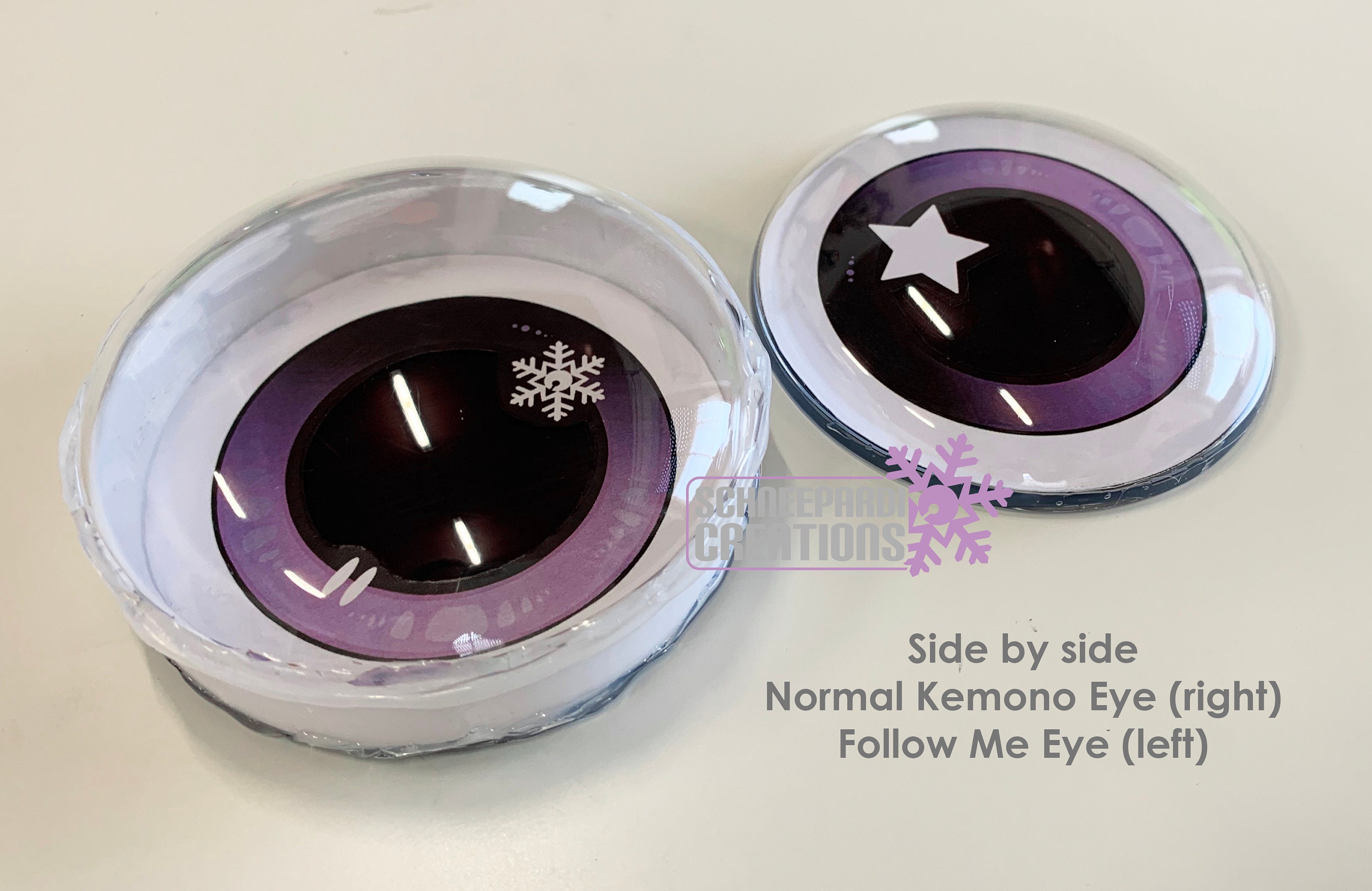 Kemono Eyes cute with Acrylic Domes for Kemono Head Base | Etsy