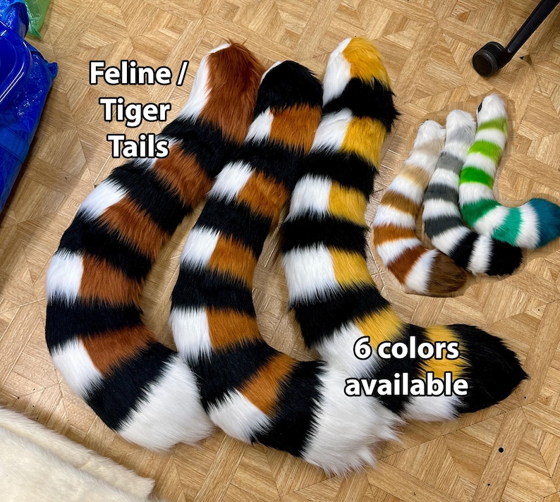 Feline / Tiger Tail, Furry, Fursuit, Costume - After Eurofurence Sale ...