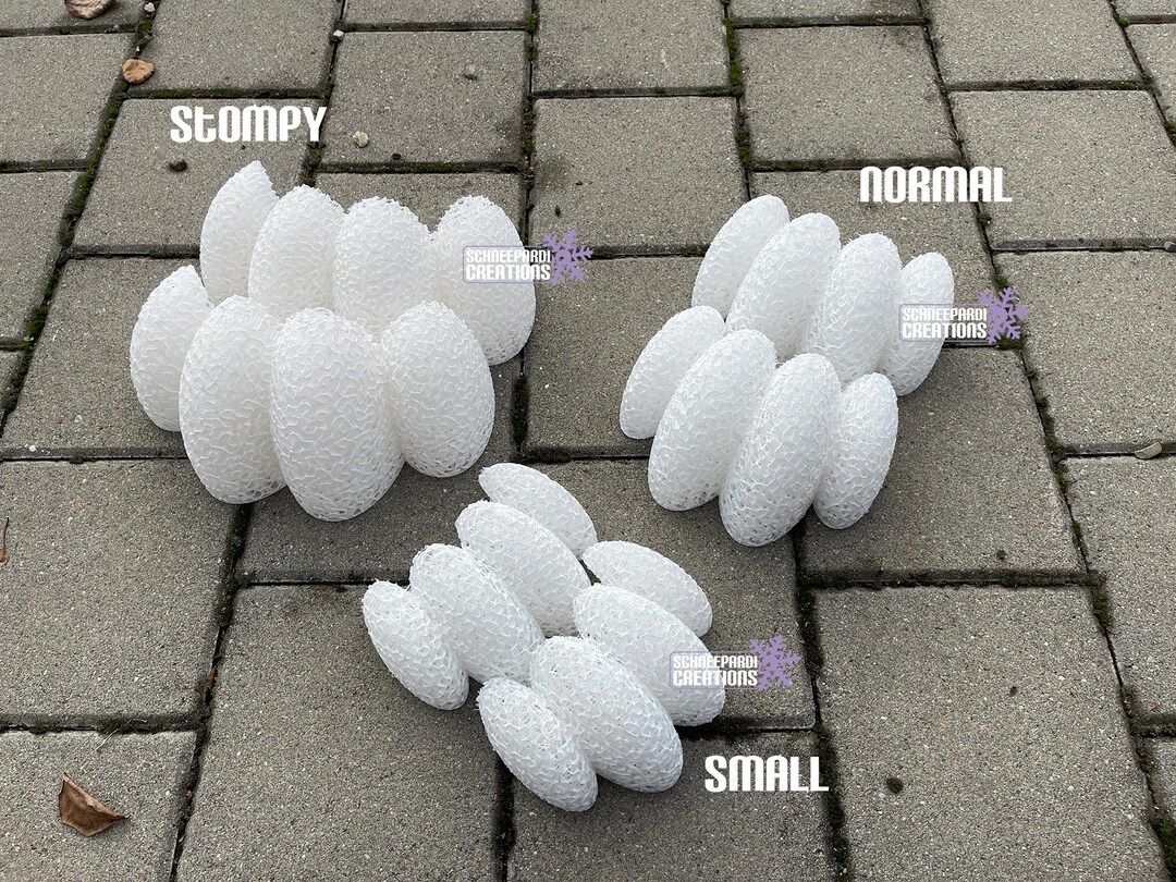 Toony TPU Printed Fursuit Toes Toe Small Stompy Big Feet Paw Paws ...