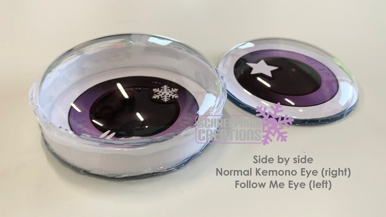 Kemono Eyes Cute With Acrylic Domes for Kemono Head Base - Etsy