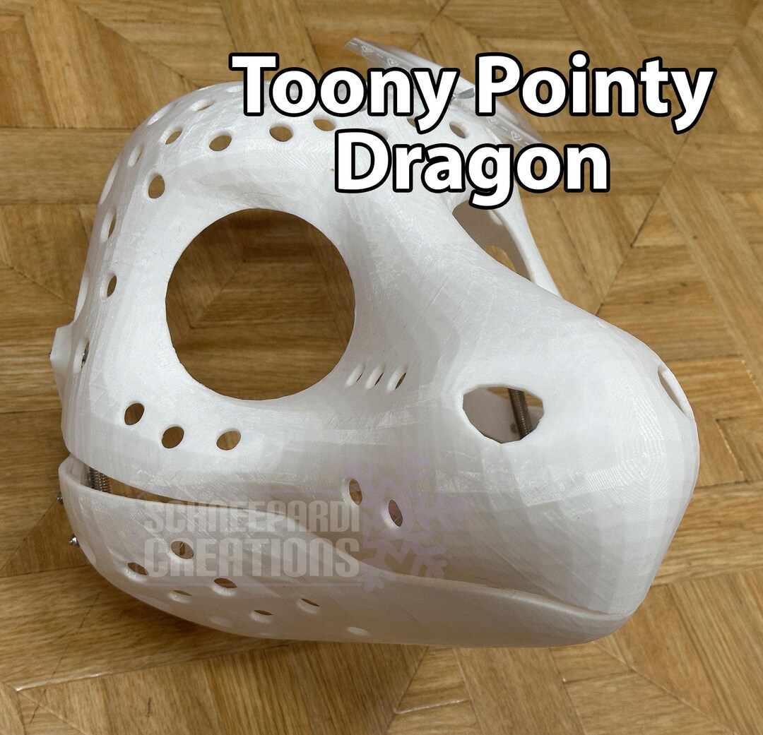 Toony Pointy Dragon 3d-printed Head Base, Moving Jaw - Etsy