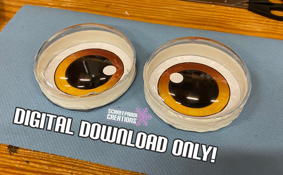 DIGITAL How to Make Kemono Eyes - Instruction Manual, Digital Download ...