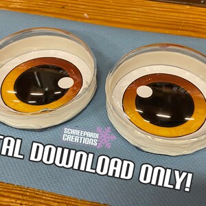 DIGITAL How to Make Kemono Eyes - Instruction Manual, Digital Download ...