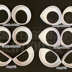 Toony Follow Me Eye Blanks 3D Printed - Etsy