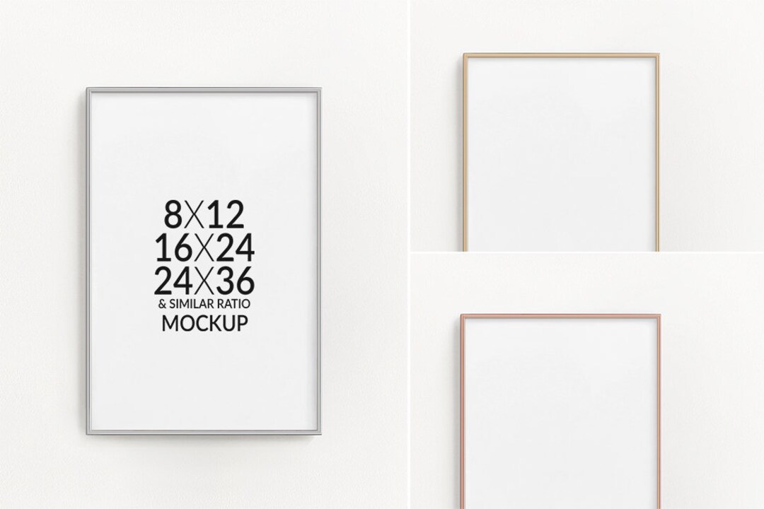 Customizable Mockup,frame Mockup,print Mockup,metal Frame Mockup,wall ...