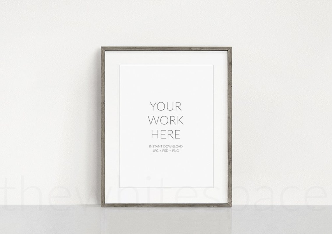 3x4 Ratio Frame Mockup Customizable Mockup Poster Mockup - Etsy