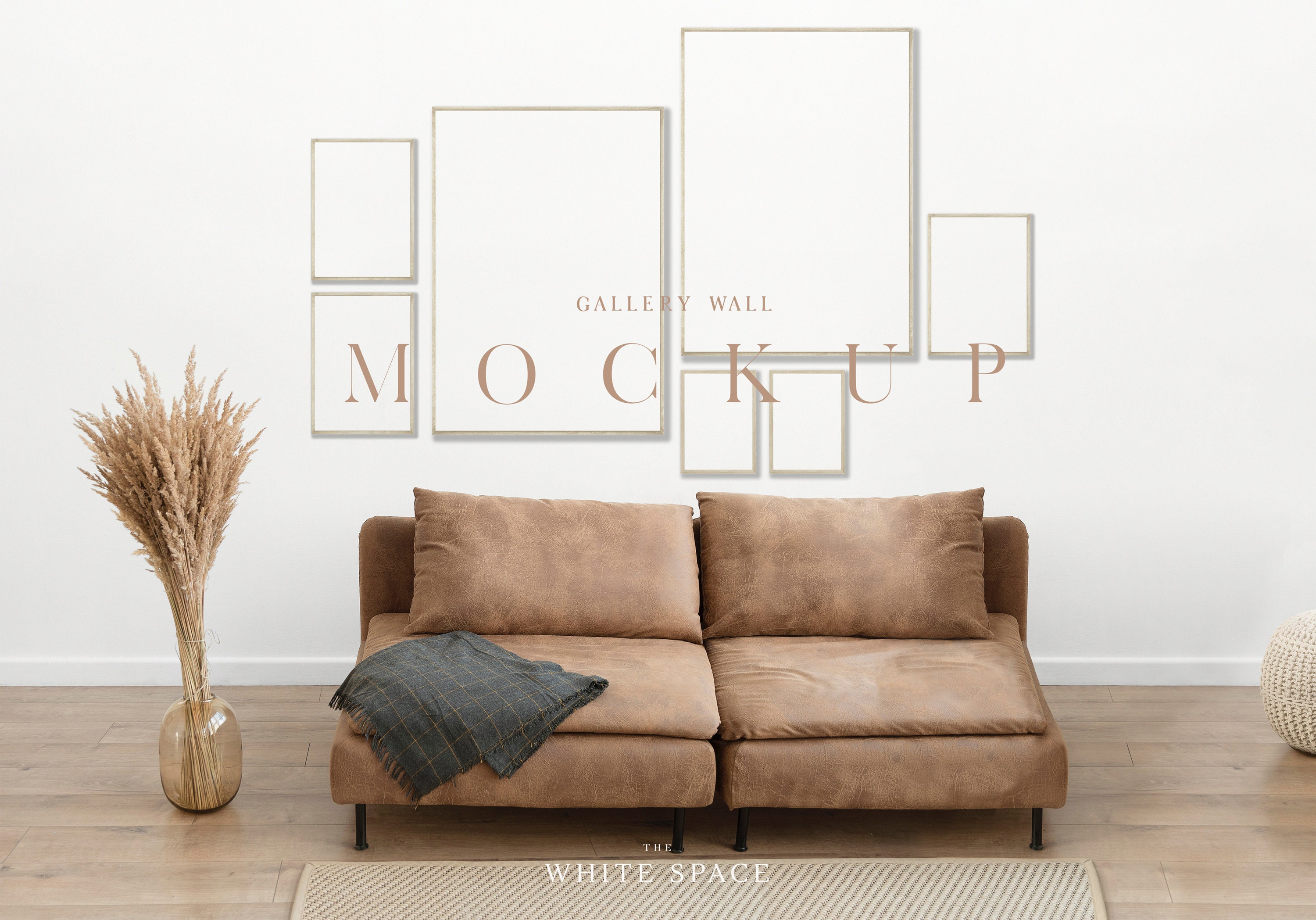 Gallery Wall Mockup Styled Mockup Editable Mockup Wall Art | Etsy