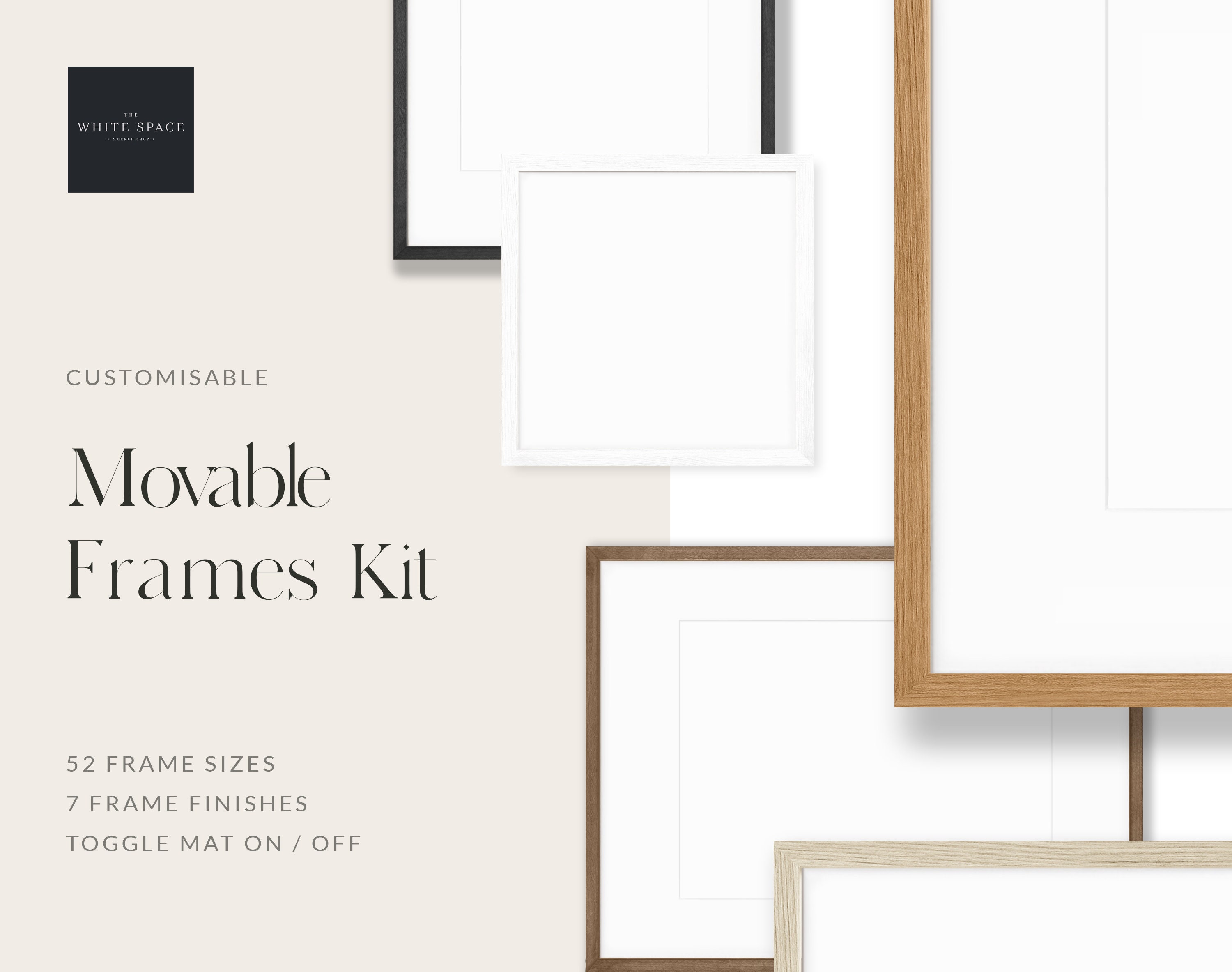 Movable Frames Kit Frame Mockup Bundle Interior Mockups - Etsy UK