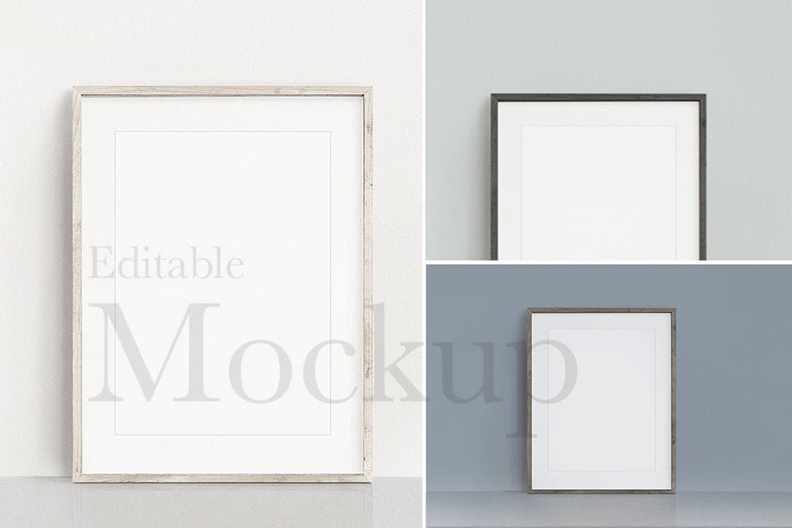 3x4 Ratio Frame Mockup Customizable Mockup Poster Mockup - Etsy