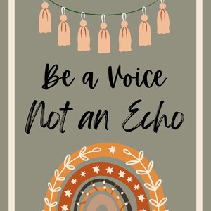12 Editable Boho Classroom Posters, Printable Wall-art, Classroom Signs ...