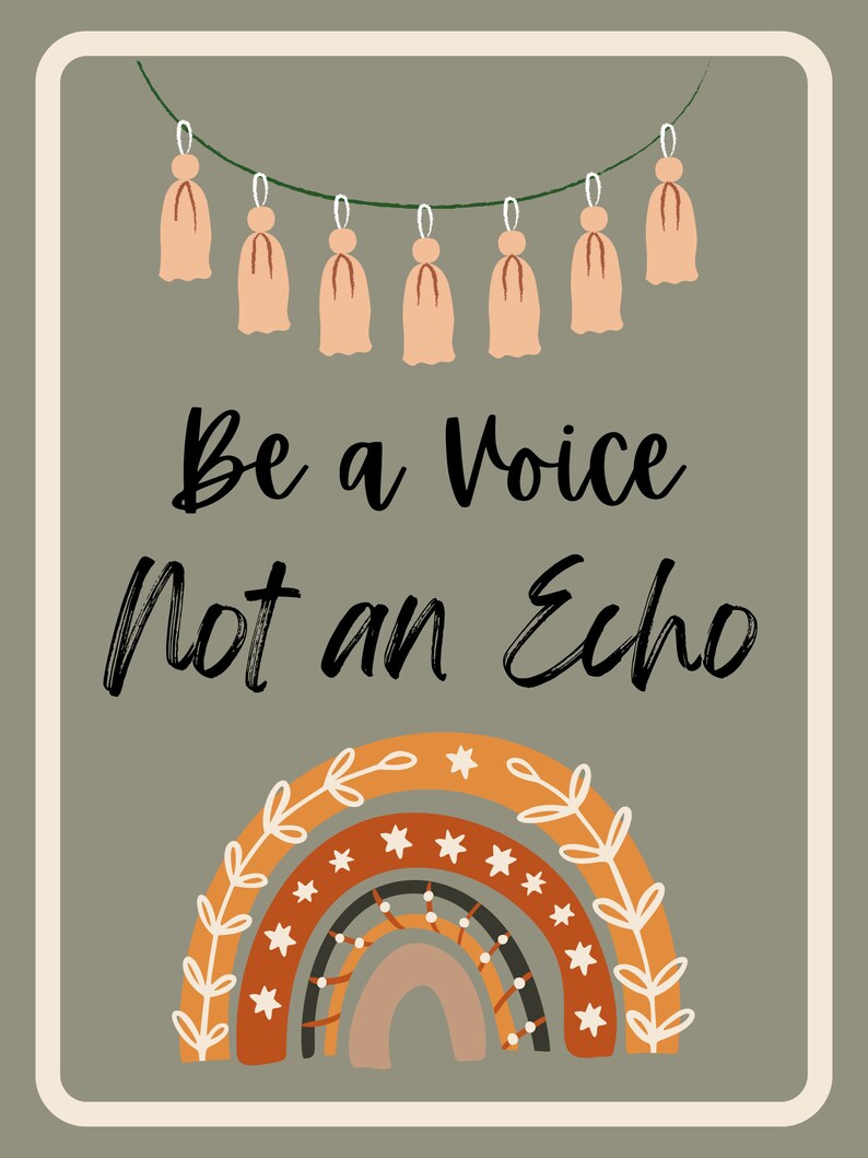 12 Editable Boho Classroom Posters, Printable Wall-art, Classroom Signs ...