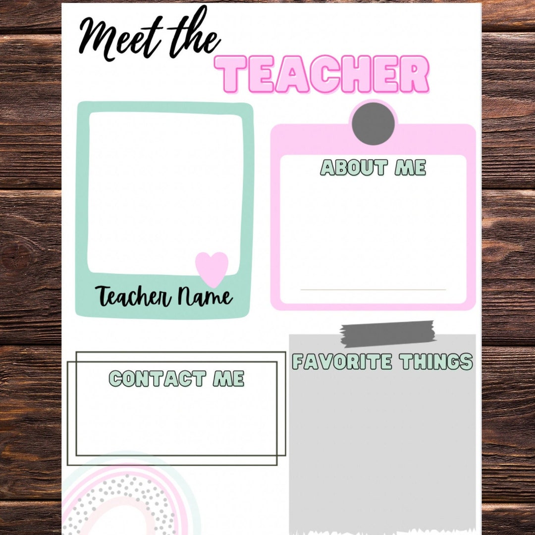EDITABLE Meet the Teacher, Teacher Newsletter, Event Newsletter, Back ...