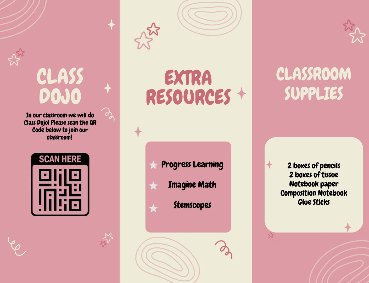 Back to School Brochure, Open House Editable Template, Meet the Teacher ...