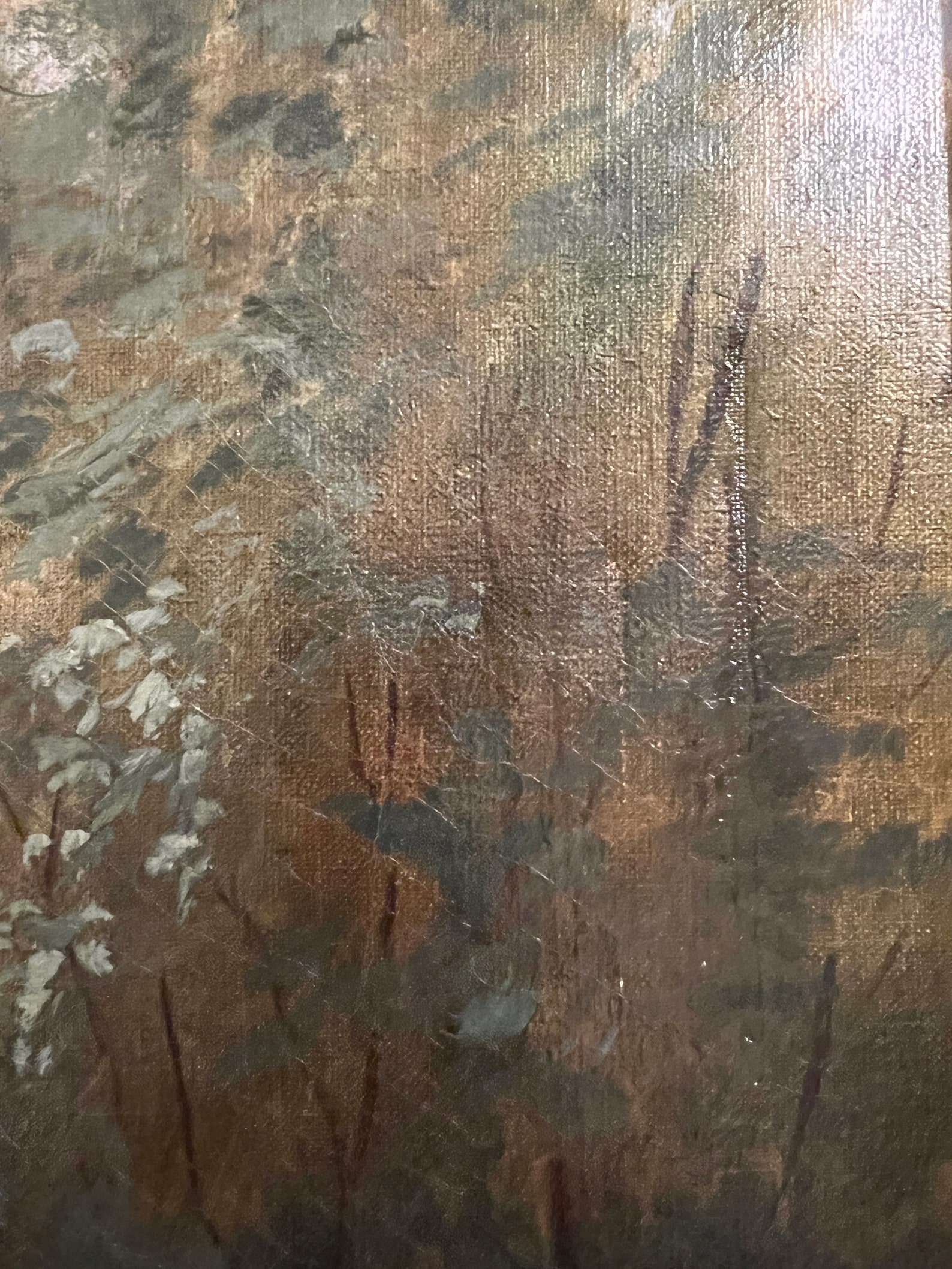 Antique T. BAILEY Original Oil Painting on Canvas Landscape - Etsy