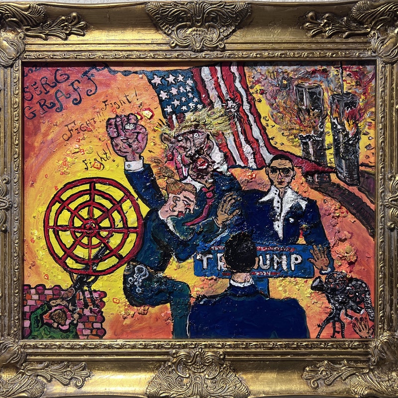 Original Donald Trump Painting - Etsy