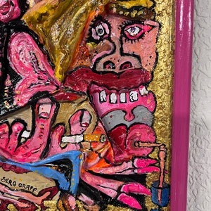 3D Abstract Acrylic Painting on Canvas by Serg Graff "funny Critters ...