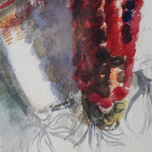 Hilda Katz 1909-1997 Original Rare Collectible Watercolor Painting ...