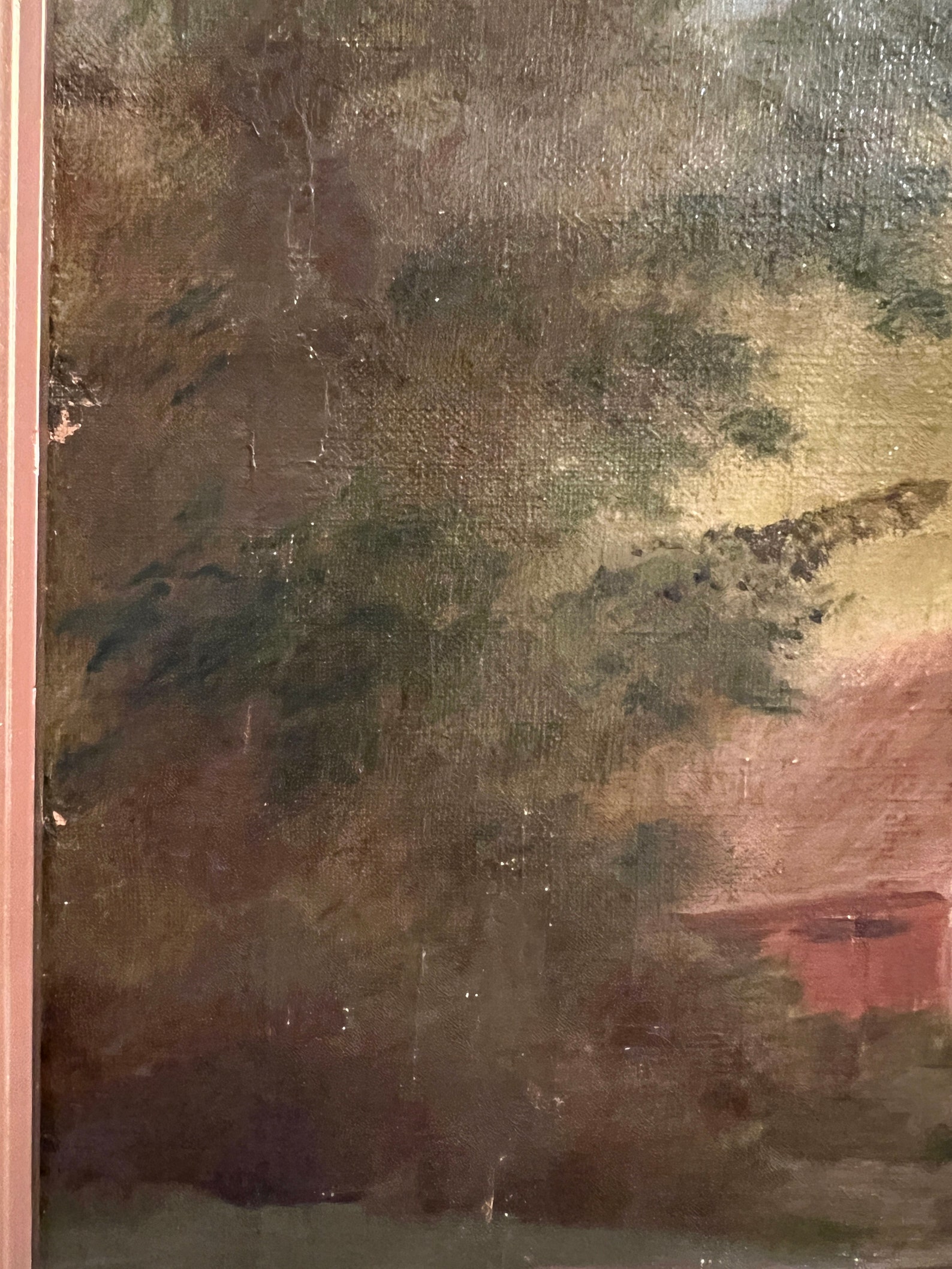 Antique T. BAILEY Original Oil Painting on Canvas Landscape - Etsy