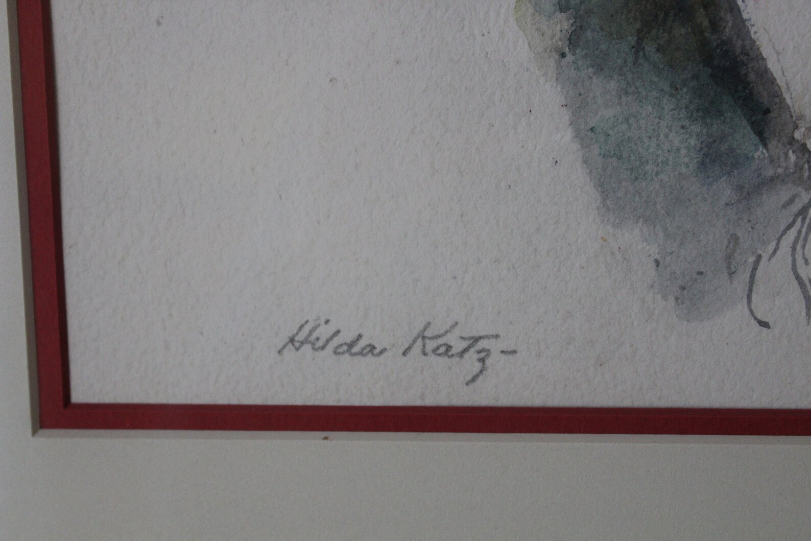 Hilda Katz 1909-1997 Original Rare Collectible Watercolor Painting ...