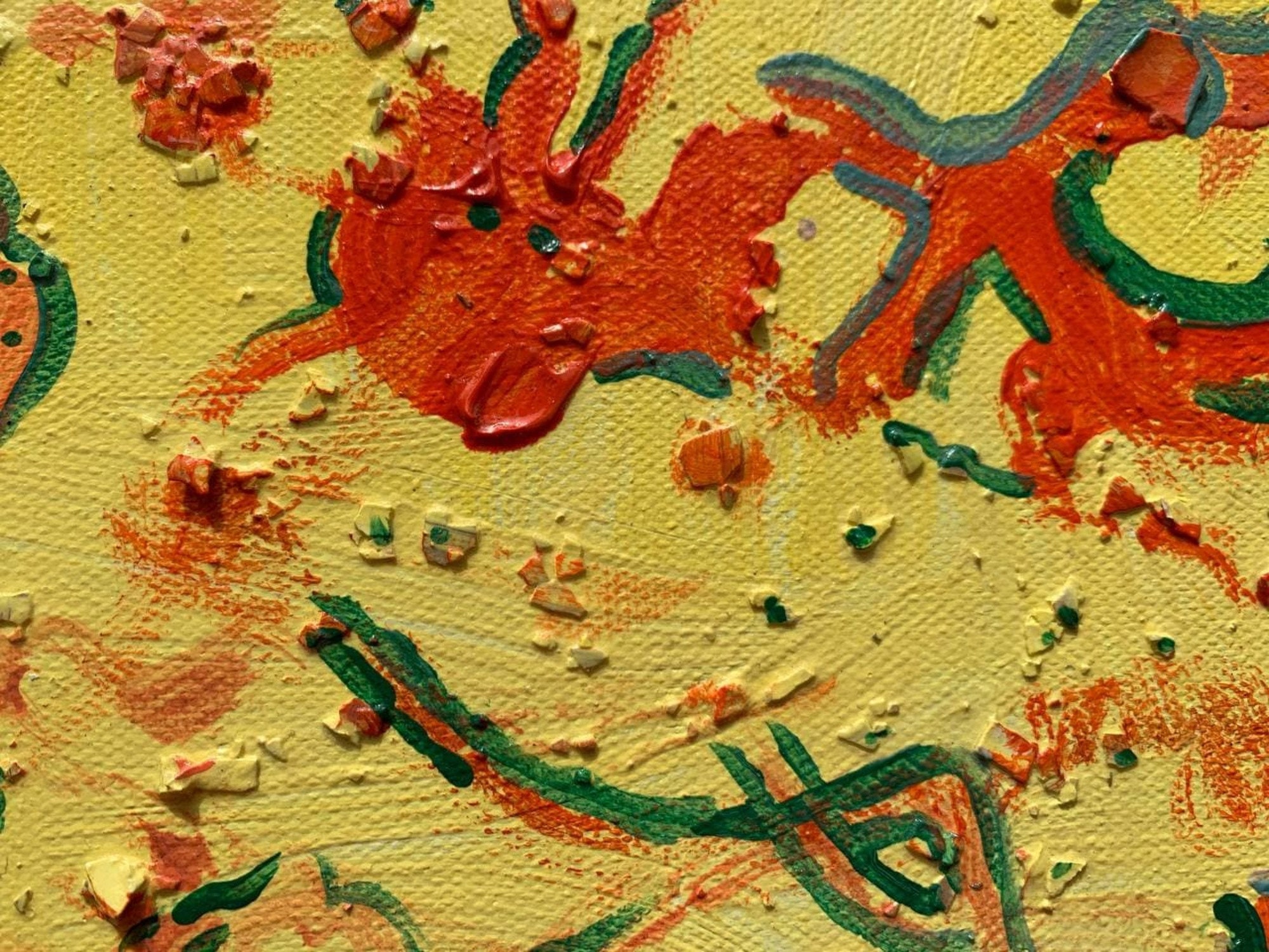 Original Abstract Painting on Canvas Signed Serg Graff COA - Etsy