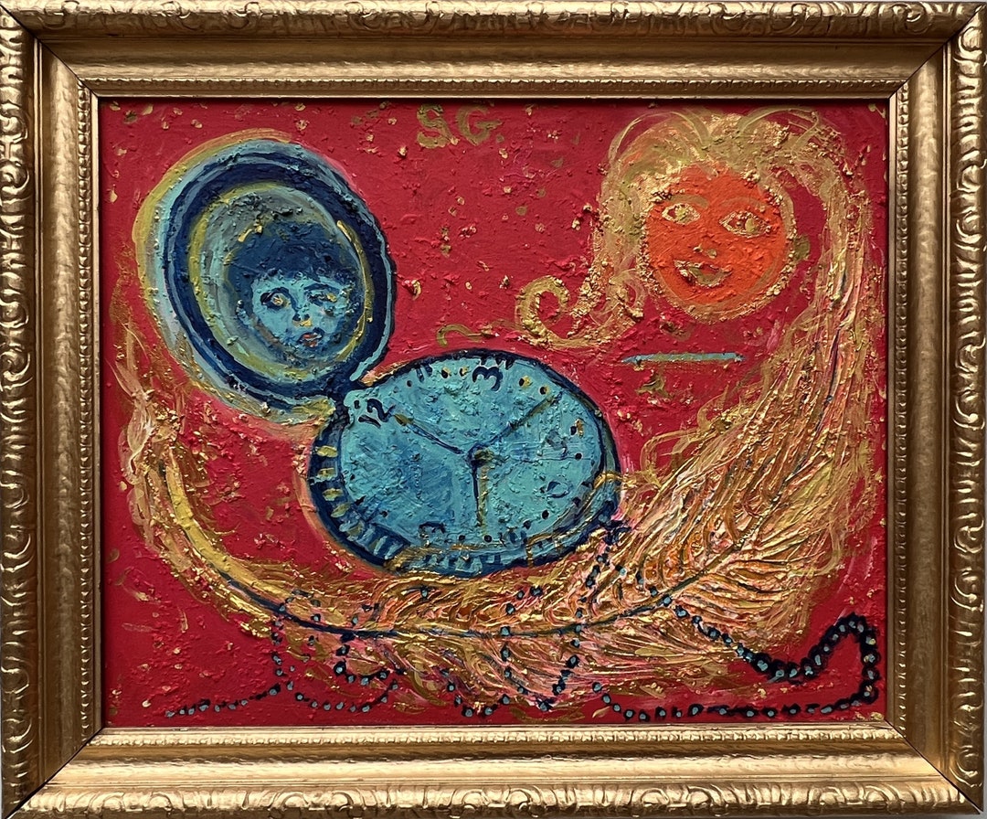 Textured Abstract Painting on Canvas by Serg Graff, "time Loop", COA - Etsy