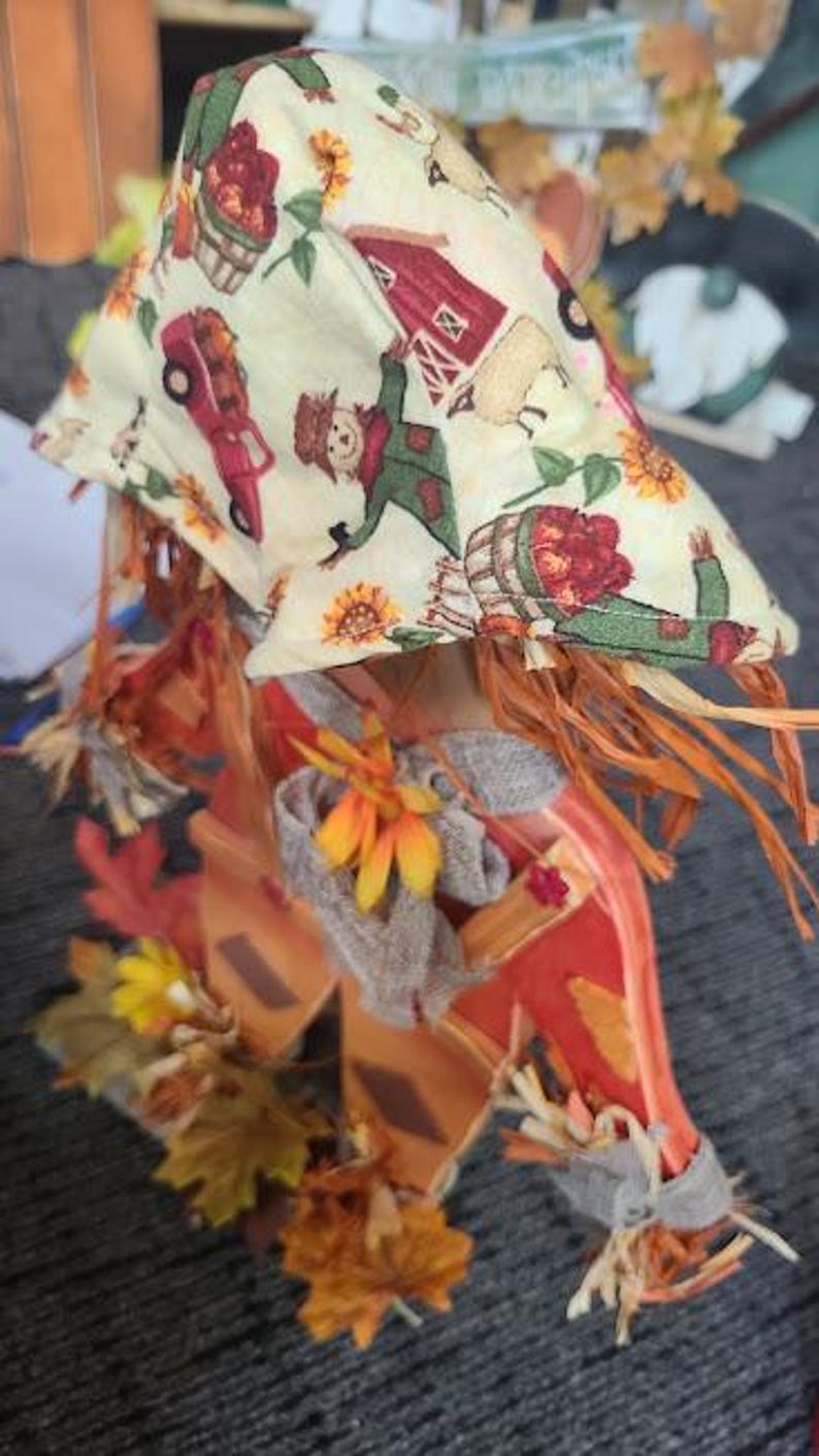 Fall Scarecrow Statue - Etsy