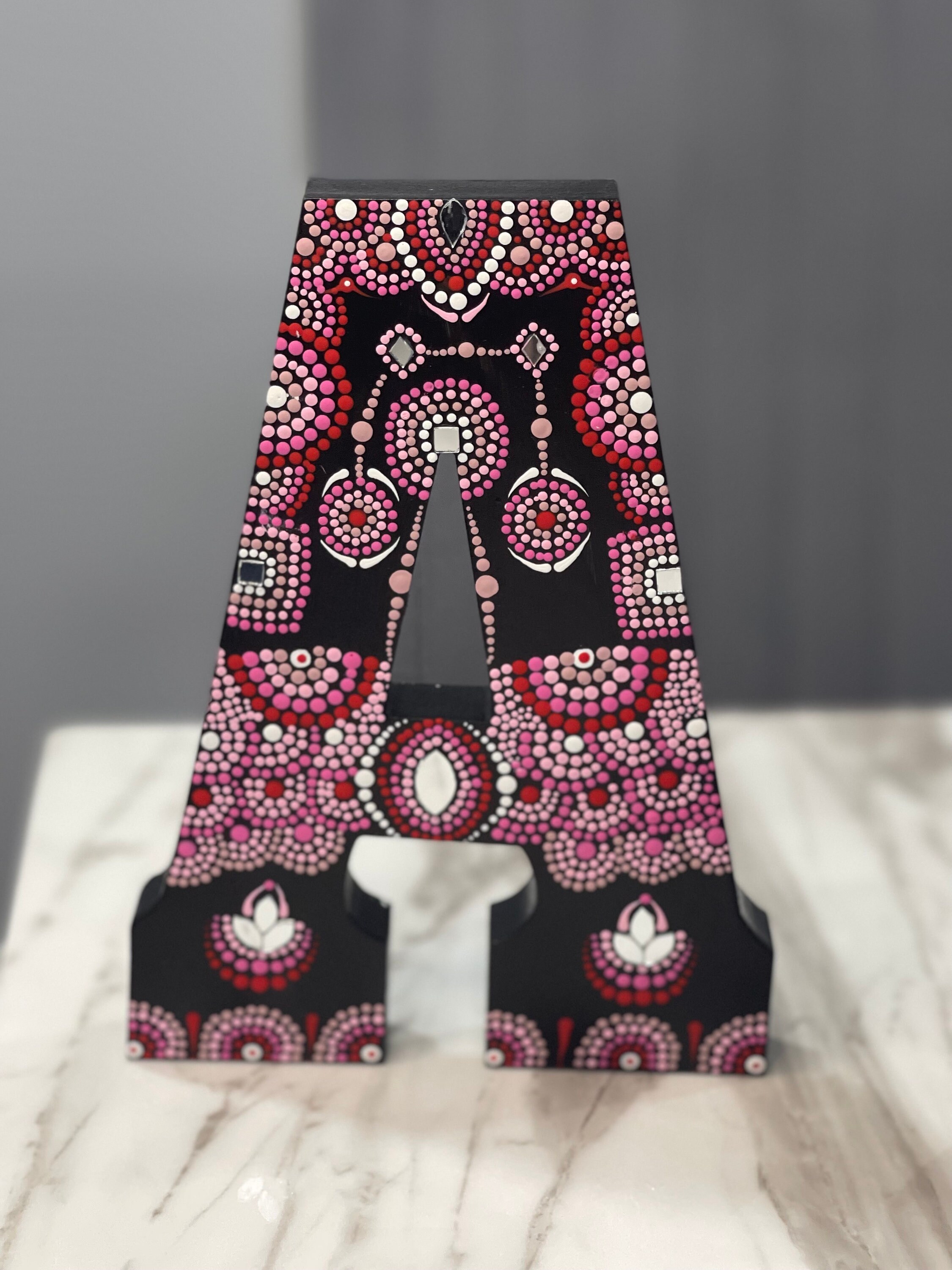 Personalized Handmade Dot Art Alphabet Letter. MADE TO ORDER - Etsy