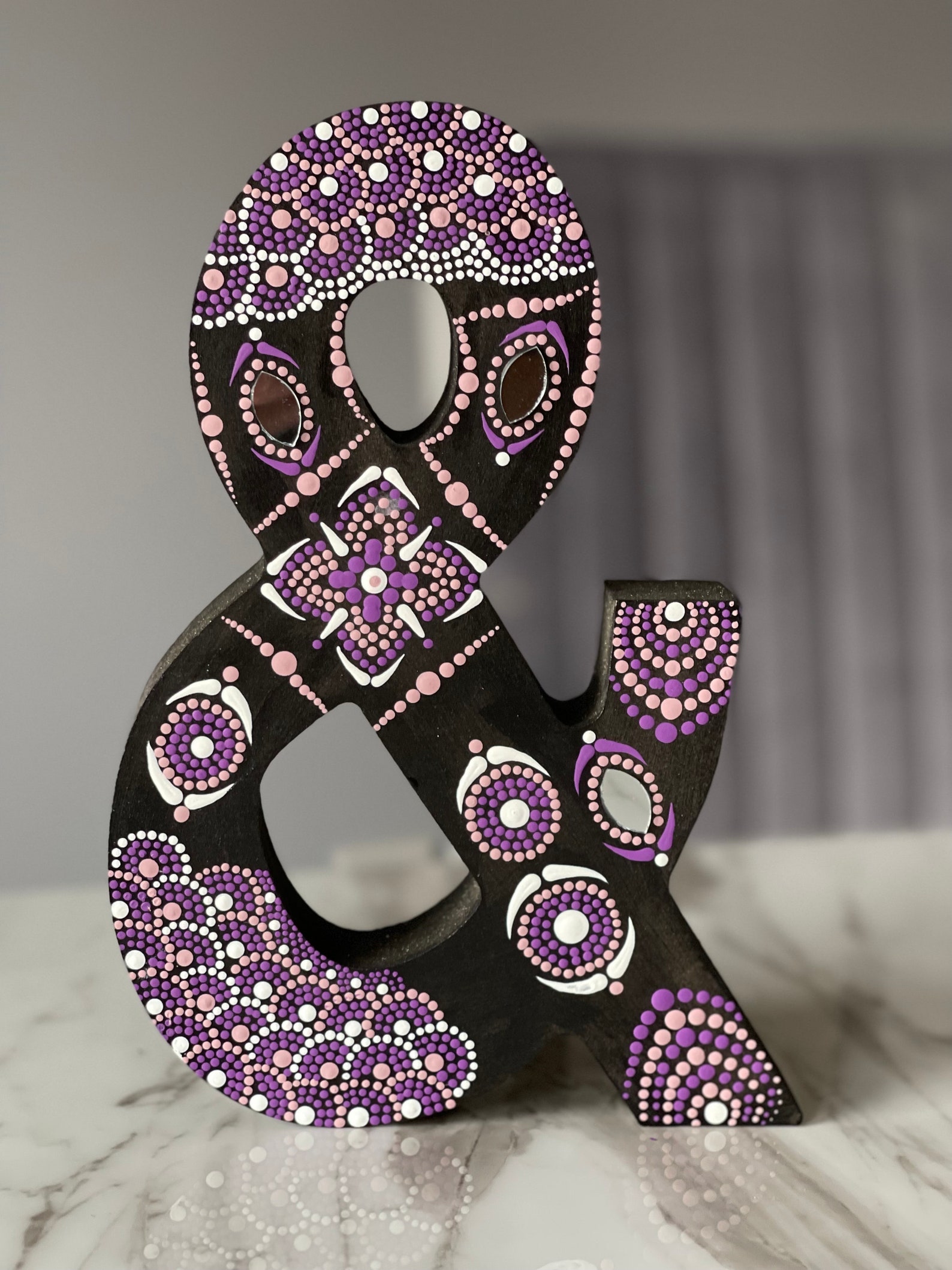 Personalized Handmade Dot Art Alphabet Letter. MADE TO ORDER - Etsy