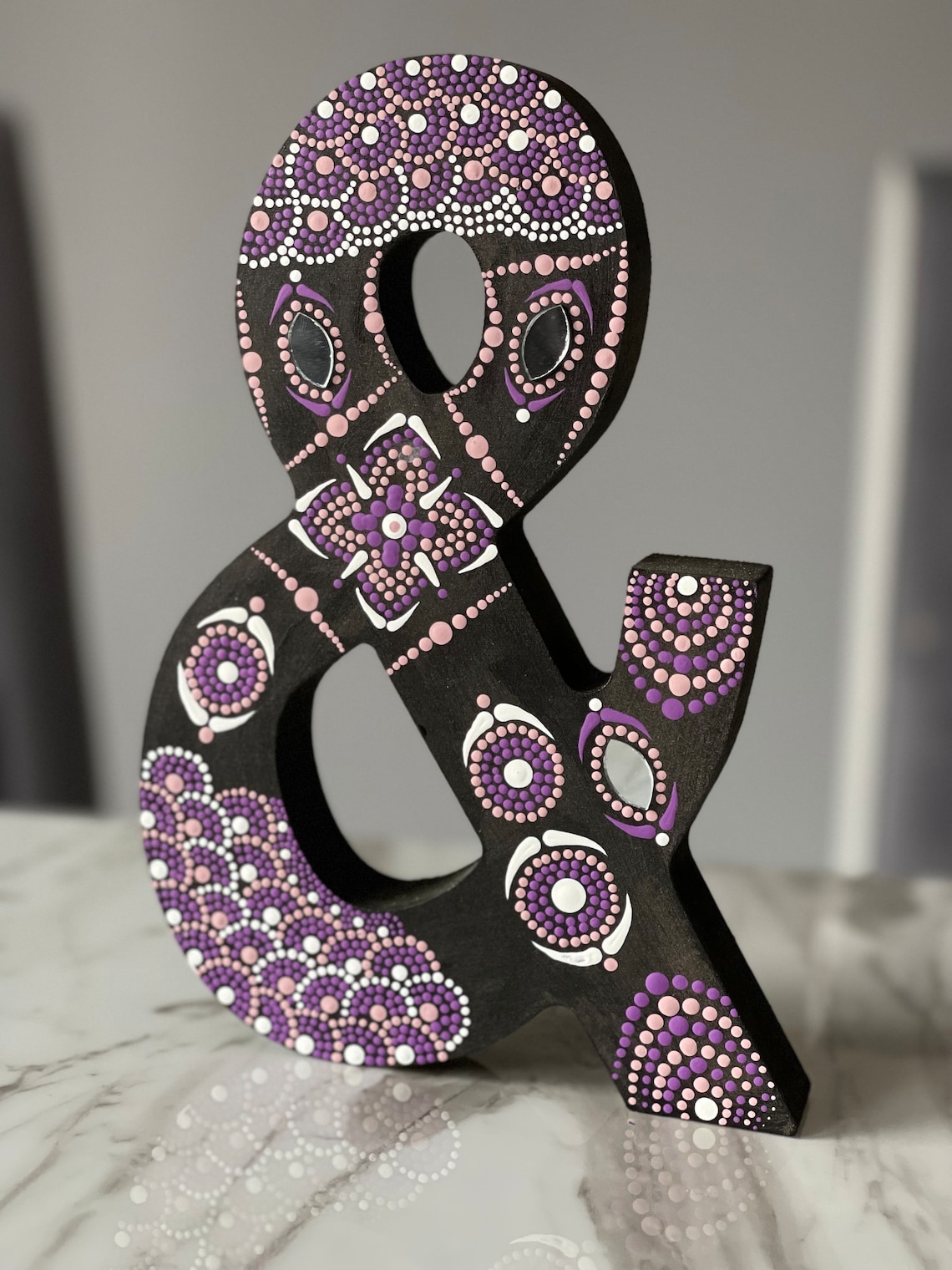 Personalized Handmade Dot Art Alphabet Letter. MADE TO ORDER - Etsy