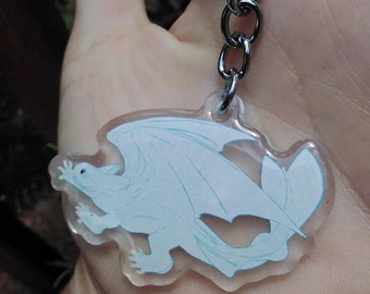 Light Fury Keychain - Etsy