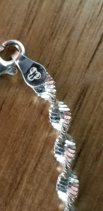 Vintage IBB Italy Sterling Silver Necklace - Etsy