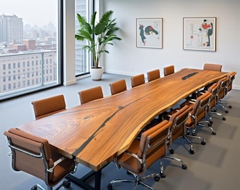 Live Edge Conference Table - Etsy