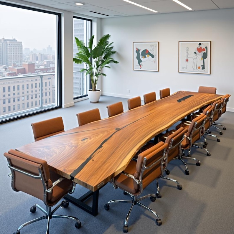 Live Edge Conference Table - Etsy