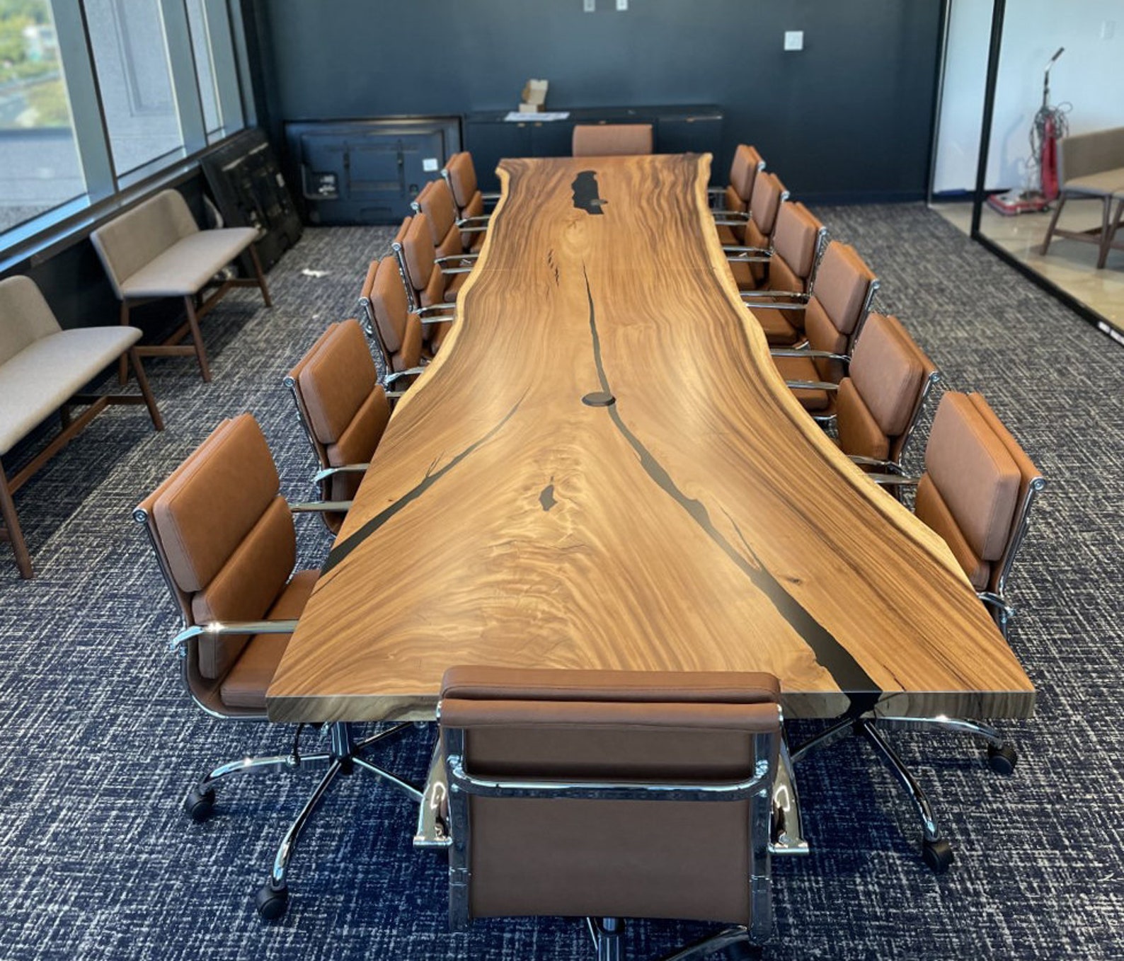 Live Edge Conference Table - Etsy