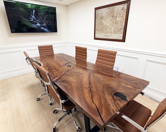 Walnut Conference Table | Custom Size | Handmade in Chicago | Solid ...