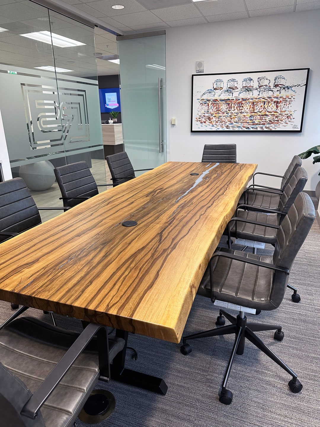 Live Edge Conference Table - Etsy